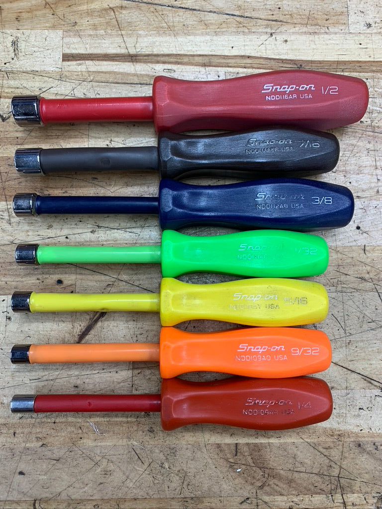 Snap On SAE Nut Driver Set 7pc Set – MRC Tools LLC