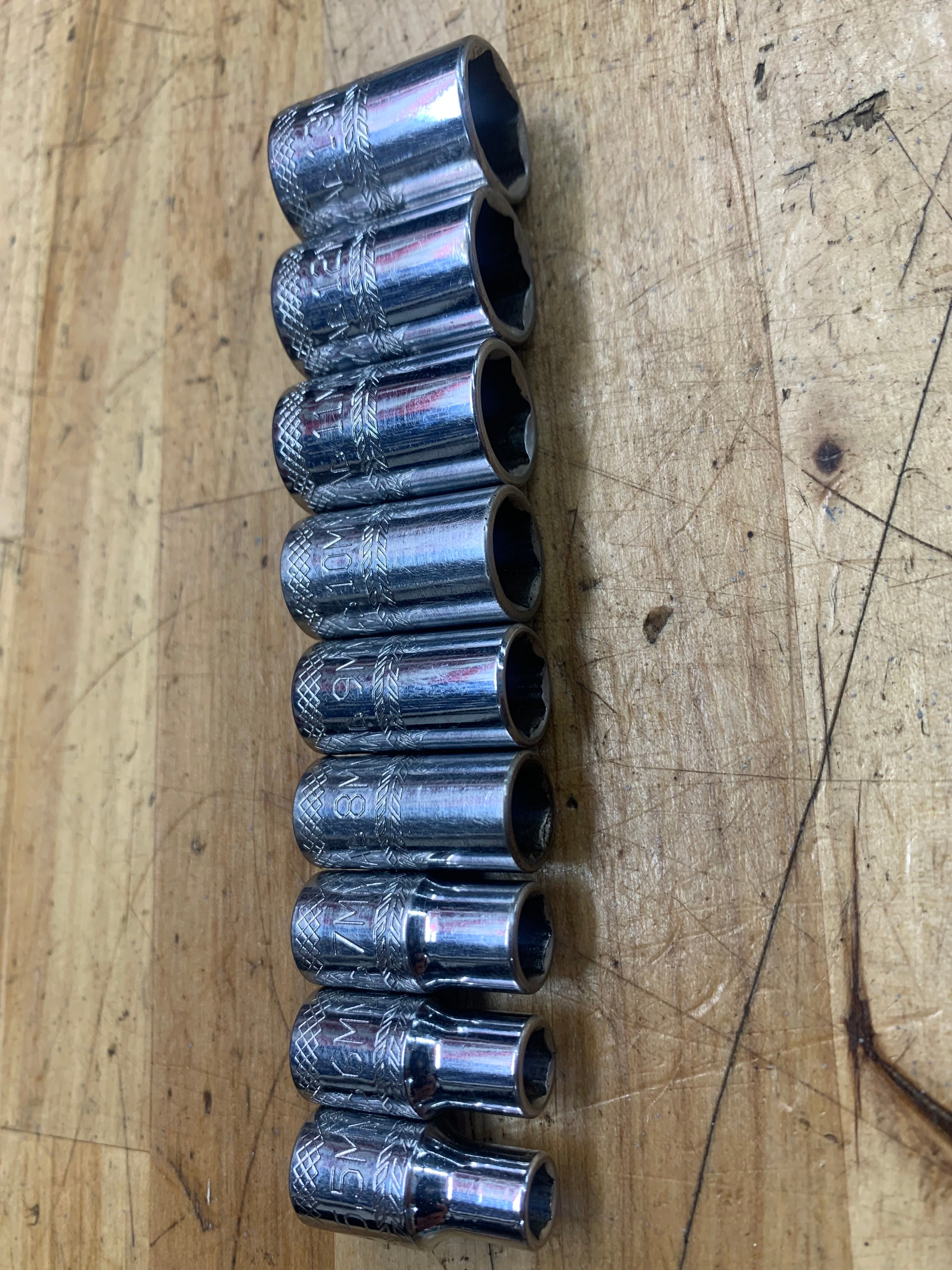 Mac Tools Metric 1/4" Socket Set 9pc – MRC Tools LLC