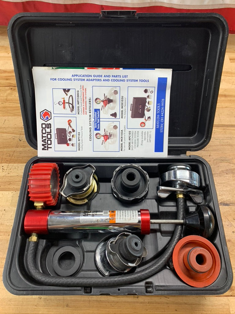 Matco cooling system pressure tester RPT103 – MRC Tools LLC