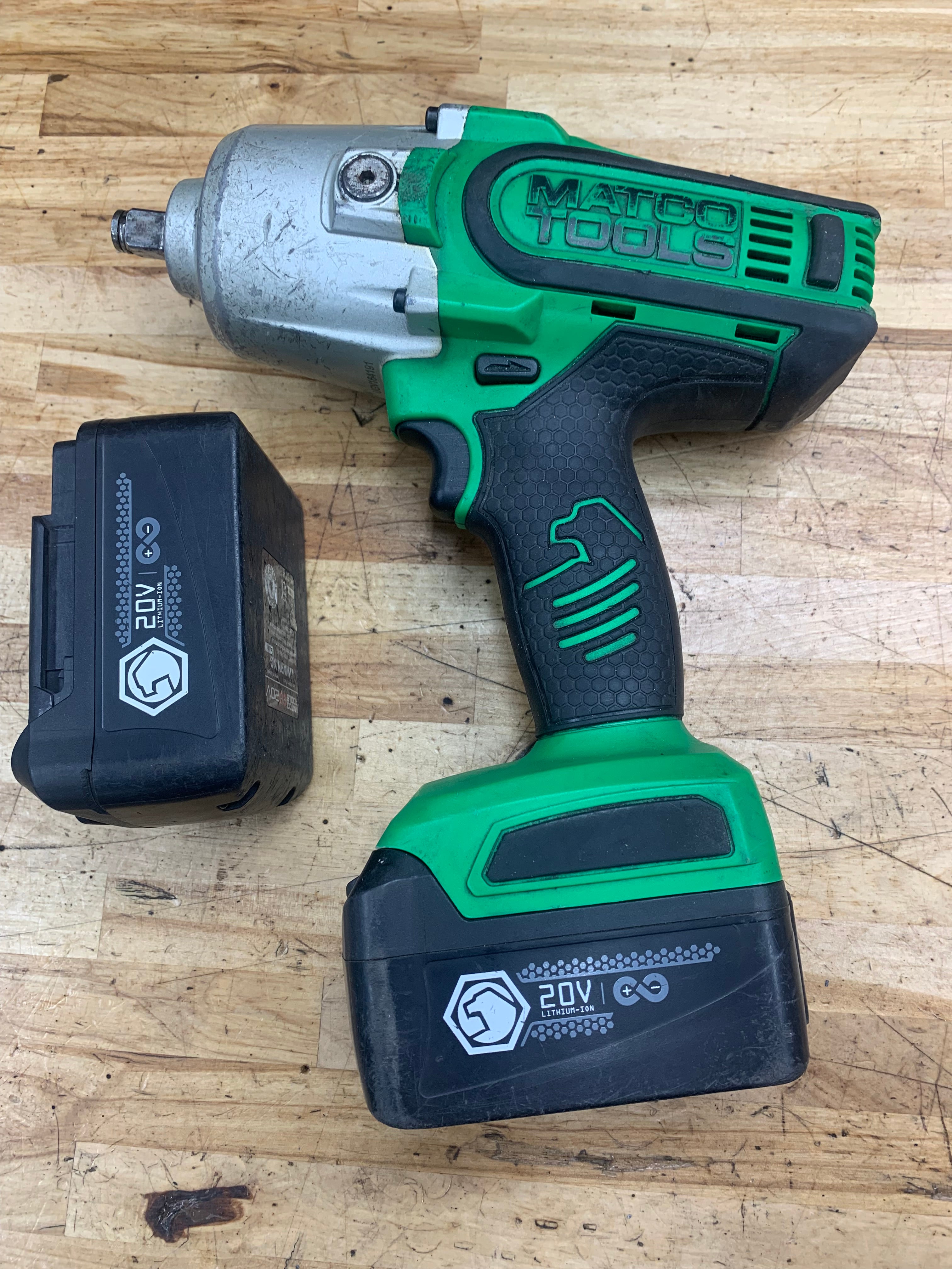 Matco 1/2” Impact Wrench 20v WITH X2 BATTERIES MCL2012HPIW – MRC Tools LLC