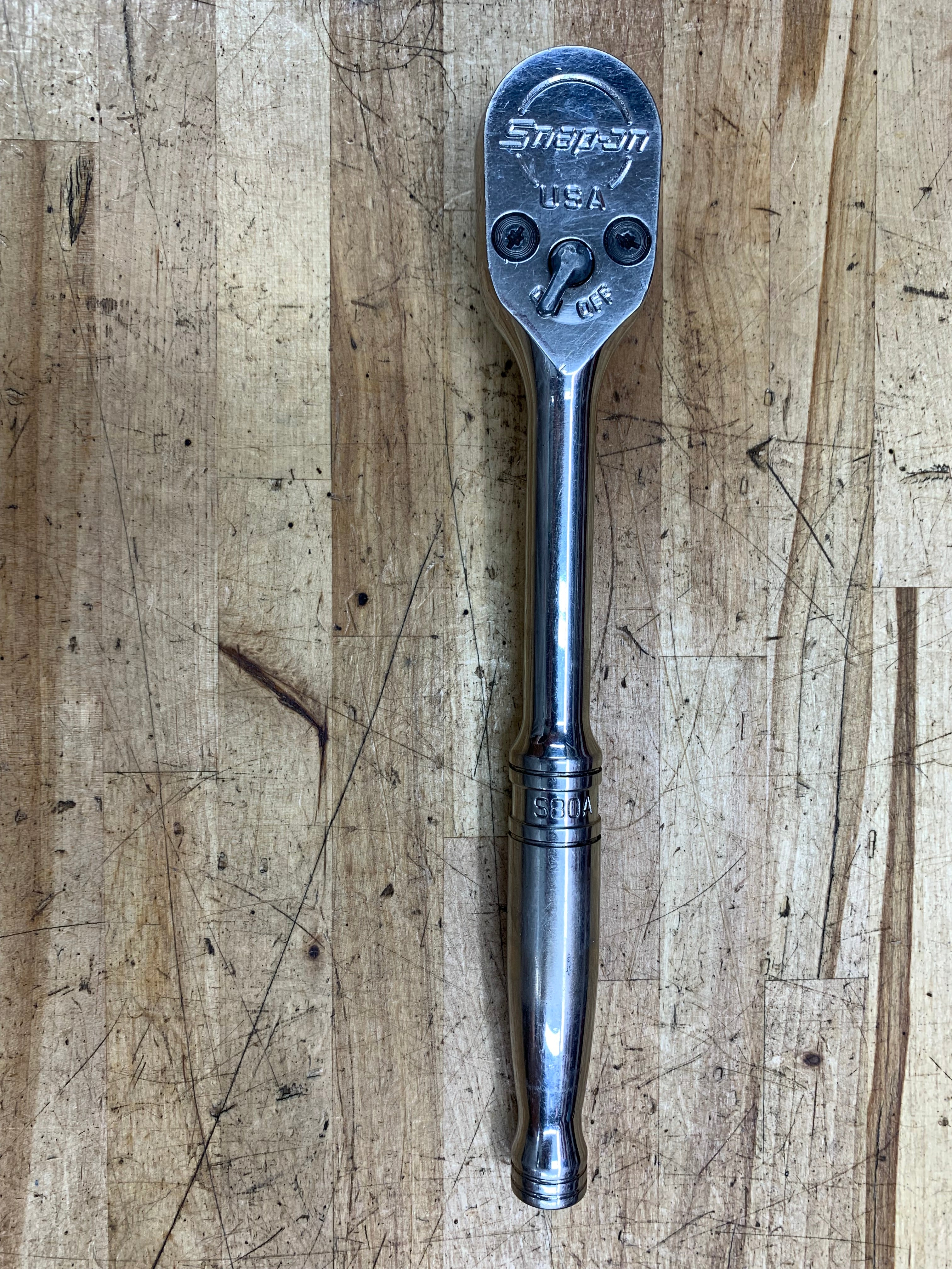 Snap On 1/2" Ratchet Chrome S80A – MRC Tools LLC